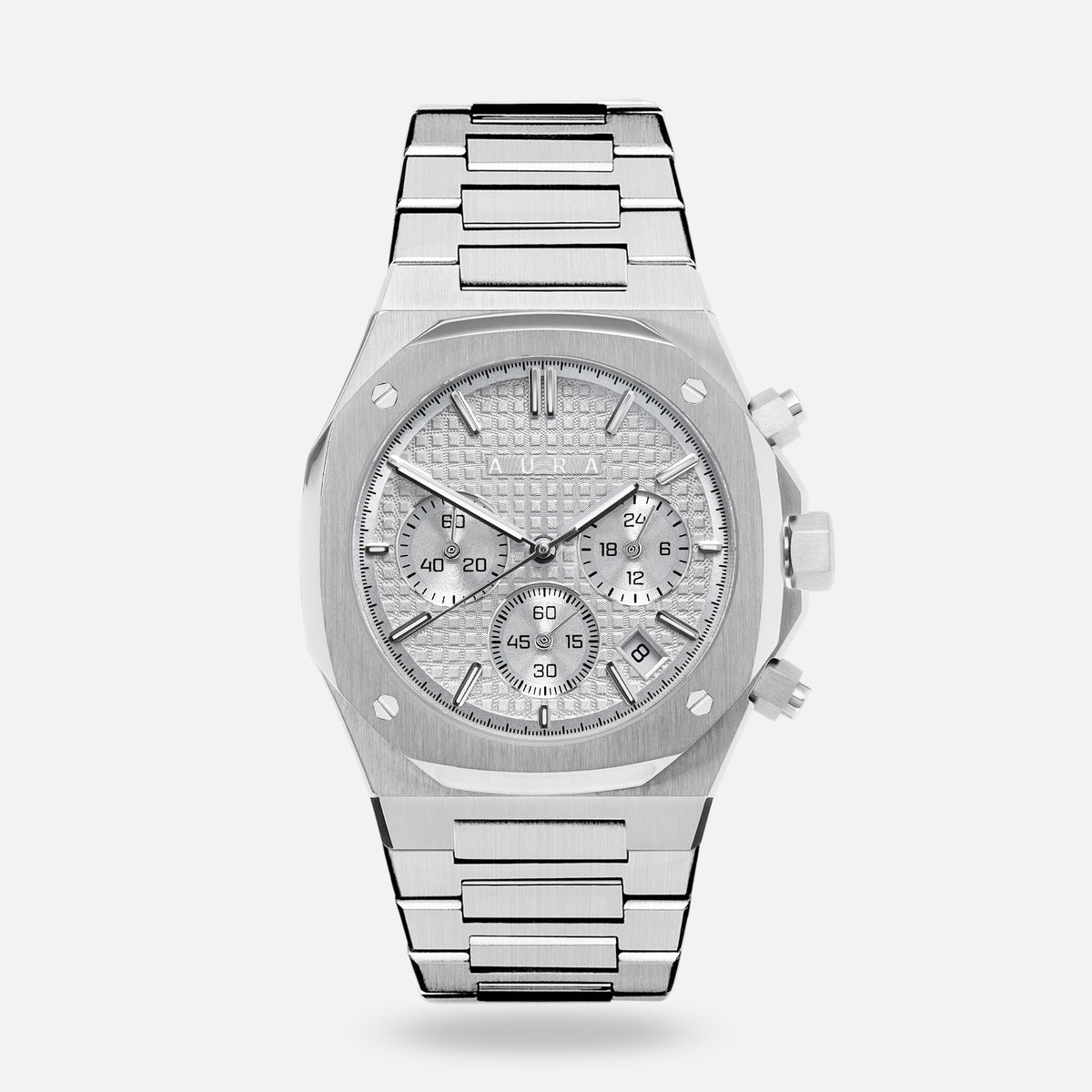 Chronograph 001: Steel/Silver – AURA