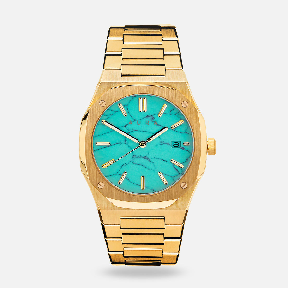 Date 003: Gold/Turquoise – AURA