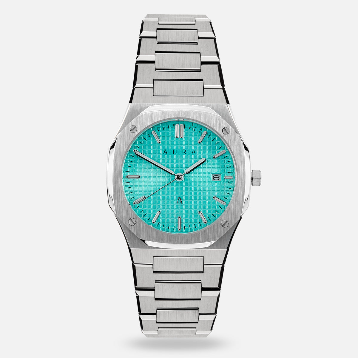 Date 004: Steel/Turquoise Unisex – AURA